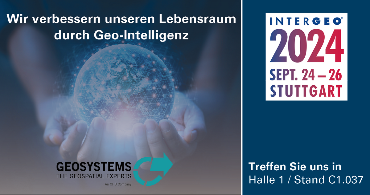 GEOSYSTEMS: Ihr Partner für Geo-IT - Treffen Sie uns auf der INTERGEO 2024